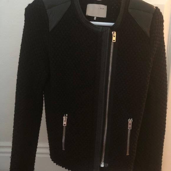 IRO | Jackets & Coats | Iro Sweater Moto Jacket | Poshmark